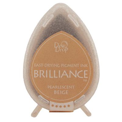 Brilliance dew drop ink pad - Pearlescent beige – The Purple Magnolia