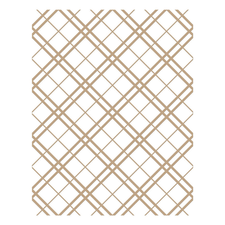 Spellbinders Plaid Tidings Background Glimmer Hot Foil Plate (GLP-343 ...